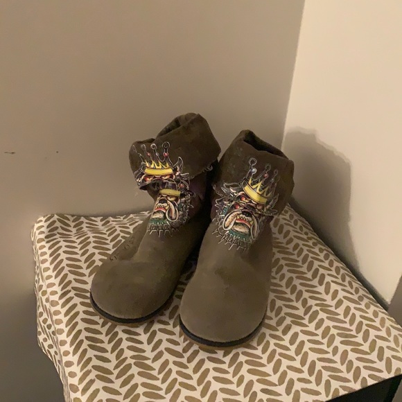 Shoes | Kids Doned Hardy Suede Shoes | Poshmark